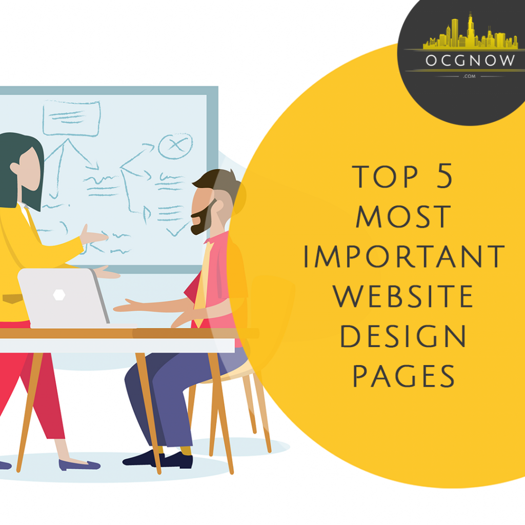 Top 5 Most Important Pages for Website Design | OCGnow